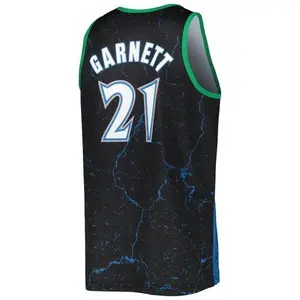 Mitchell & Ness Kevin Garnett Minnesota Timberwolves 2003-04 Hardwood Classics Player Burst Tank Top - Black