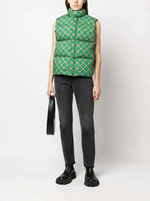 ERL Checked Padded Gilet