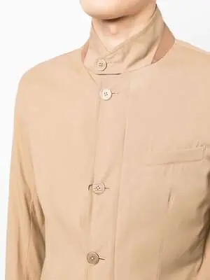 Herno Button-up Single-breasted Blazer - Brown