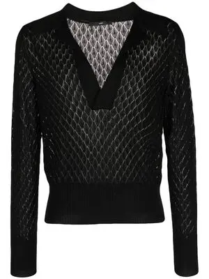 SAPIO V-neck Knitted Jumper