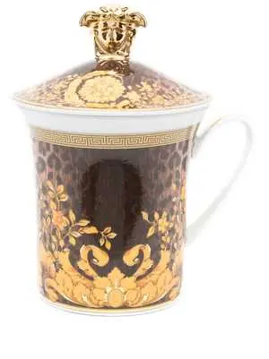 Versace Wild Floralia Porcelain Mug - Yellow