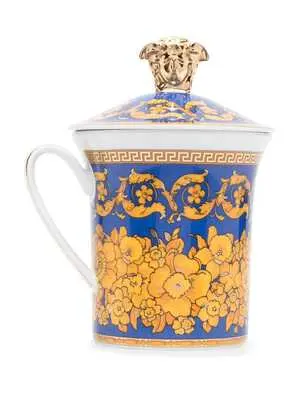 Versace X Rosenthal Floralia Porcelain Mug