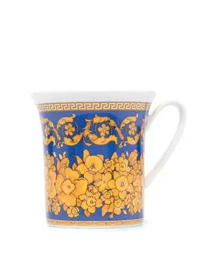 Versace X Rosenthal Floralia Porcelain Mug