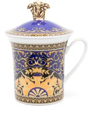 Versace X Rosenthal Medusa Mug - Blue