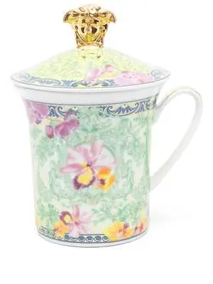 Versace D.v. Floralia Porcelain Mug - Green