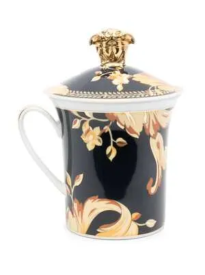 Versace X Rosenthal Vanity Barocco Print Mug