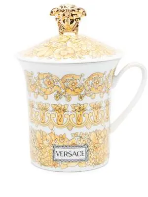 Versace Medusa Rhapsody Porcelain Mug - White