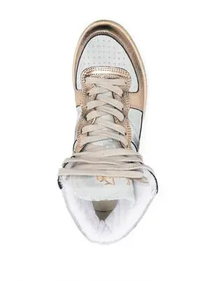 DIADORA Mi Basket Metallic-effect Sneakers