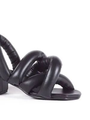 Henrik Vibskov Sausage Crossover-strap Sandals - Black