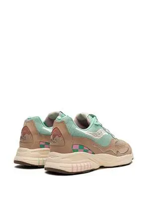 Saucony 3d Grid Hurricane Earth Citizen Sneakers - Brown