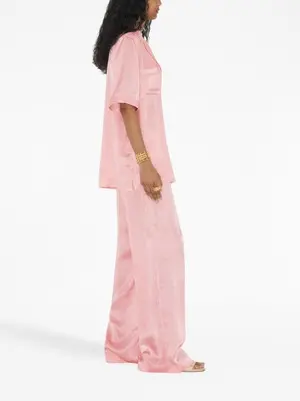 Burberry Ekd Jacquard Silk Pyjama Shirt