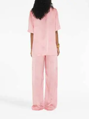 Burberry Ekd Jacquard Silk Pyjama Shirt