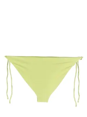 Jade Swim Metallic-sheen Side-tie Bikini Bottoms