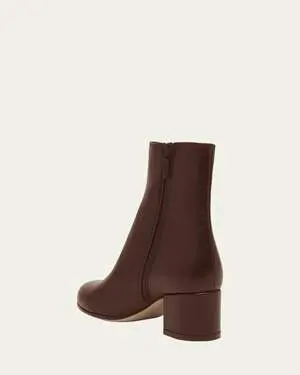 GIANVITO ROSSI Leather Ankle Boots - Brown
