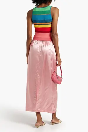 Alice + Olivia Alice Olivia Daryn Striped Ribbedknit Tank
