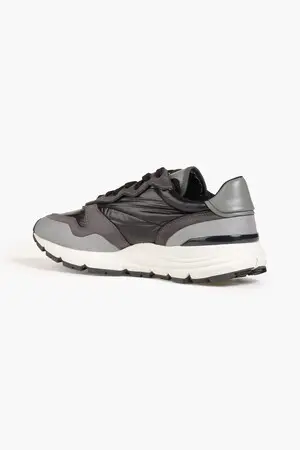 John Elliott Edition One Shell, Leather And Suede Sneakers