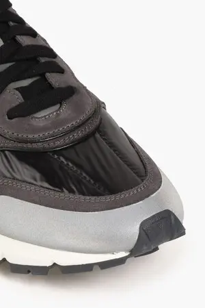 John Elliott Edition One Shell, Leather And Suede Sneakers
