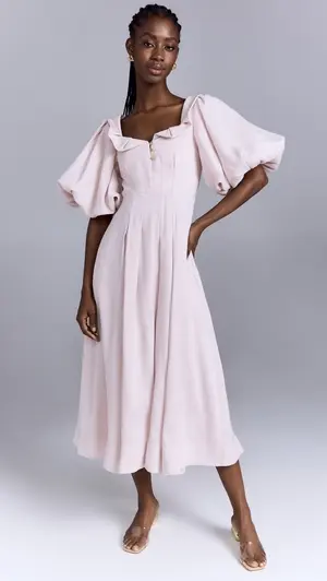 off shoulder puff sleeve mini dress Jacquard White Off Shoulder Mini Dress Large