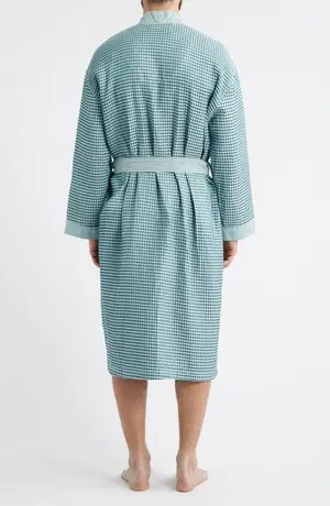 Majestic International La Paz Cotton Robe - Teal