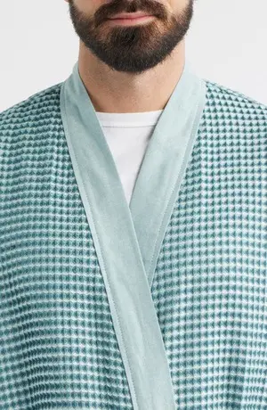 Majestic International La Paz Cotton Robe - Teal