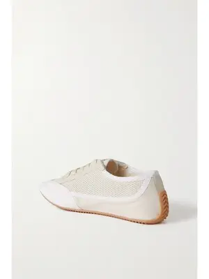 THE ROW Bonnie Leather-trimmed Sneakers