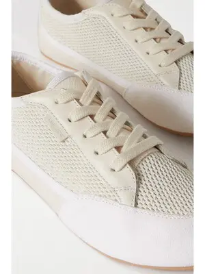 THE ROW Bonnie Leather-trimmed Sneakers
