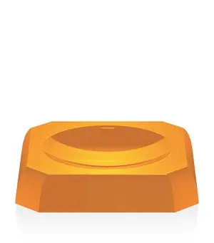 DECOR WALTHER Kristall Soap Dish - Orange