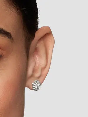 David Yurman Starburst Stud Earrings In 18k With Diamonds, 11.7mm - Diamond