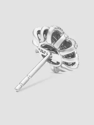 David Yurman Starburst Stud Earrings In 18k With Diamonds, 11.7mm - Diamond
