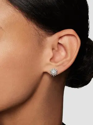 David Yurman Starburst Stud Earrings In 18k With Diamonds, 11.7mm - Diamond