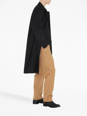 Burberry Cotton Straight-leg Trousers - Neutrals