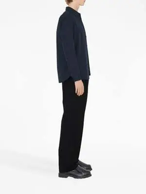 Burberry Equestrian Knight Long-sleeve Shirt - Blue