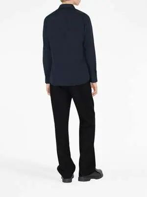 Burberry Equestrian Knight Long-sleeve Shirt - Blue
