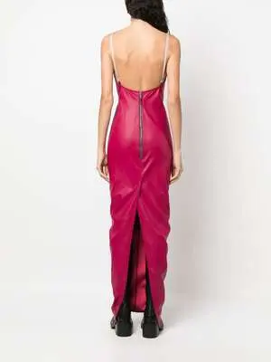 Rick Owens Fitted Long Dress With Rear Slit