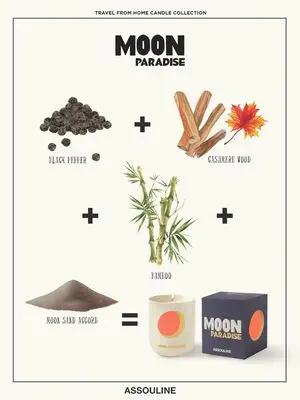 Assouline Moon Paradise Travel From Home Candle