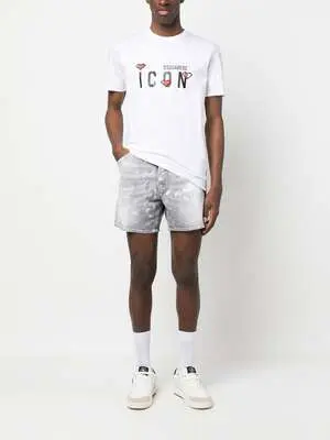 Dsquared2 Icon Logo-print T-shirt - White