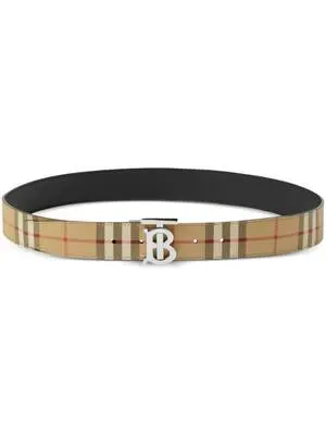 Burberry Vintage Check Reversible Belt - Neutrals