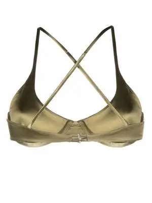 ISA BOULDER Reversible Crossover-strap Bikini Top