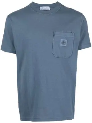 Stone Island Copass-patch Cotton T-shirt