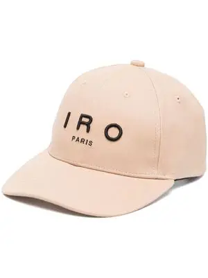 IRO PARIS Logo-embossed Cap - Neutrals