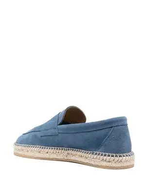 SCAROSSO Suede Espadrilles - Blue