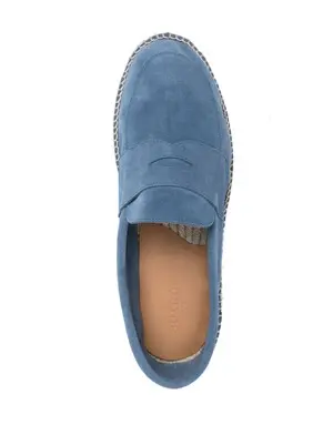 SCAROSSO Suede Espadrilles - Blue