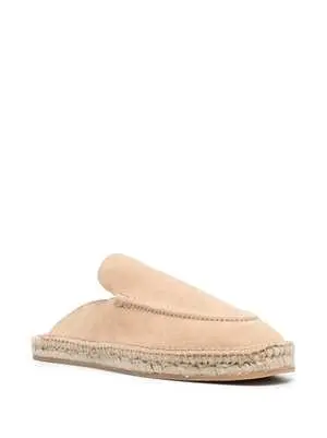 SCAROSSO Suede Espadrilles - Neutrals