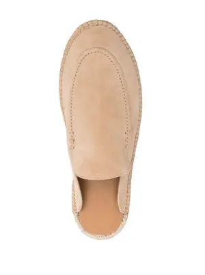 SCAROSSO Suede Espadrilles - Neutrals