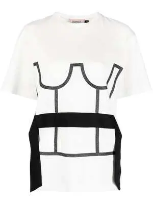 MURMUR Trompe L'oeil Corset T-shirt