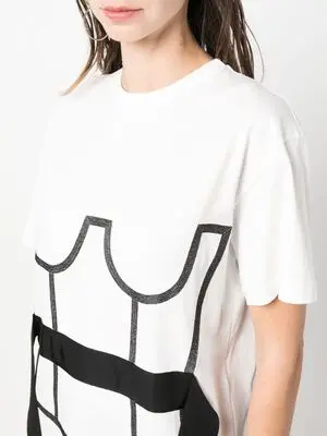 MURMUR Trompe L'oeil Corset T-shirt