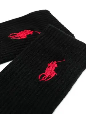 Polo Ralph Lauren Big Pony-motif Socks - Black