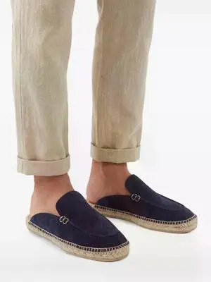 SCAROSSO Suede Espadrilles - Blue