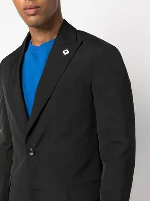 LARDINI Single-breasted Suit - Black