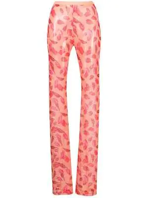 MARCO RAMBALDI Mouth-print Trousers